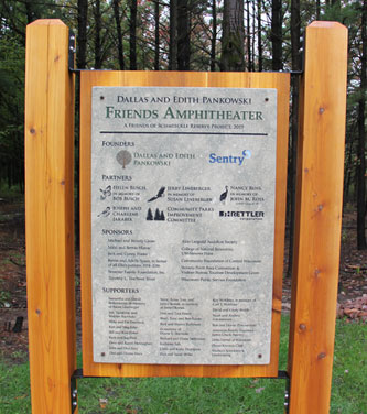 Amphitheater Donors - Schmeeckle Reserve | UWSP